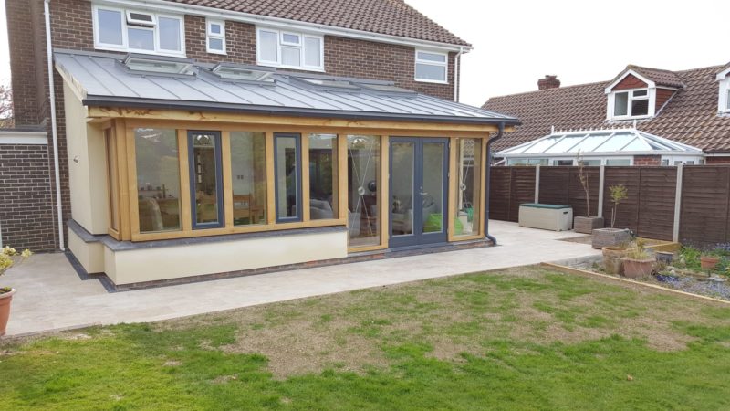 Oak Framed Rear Extension In Kempshott