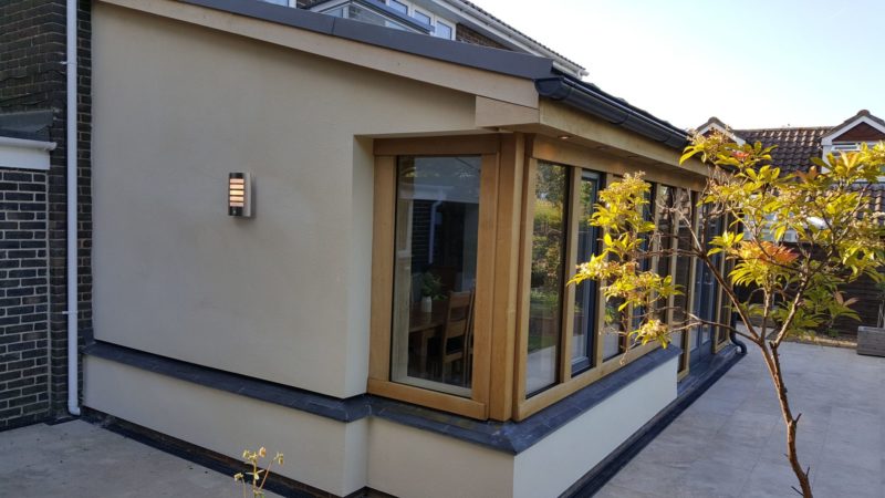 Oak Framed Rear Extension In Kempshott